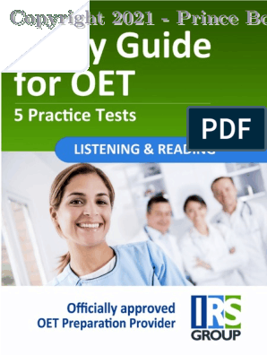 52876869 - study guide for oet 5 practice tests listening & reading, 1e