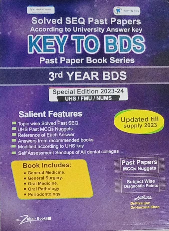 33702304 - KEY TO BDS FOR 3ND YEAR