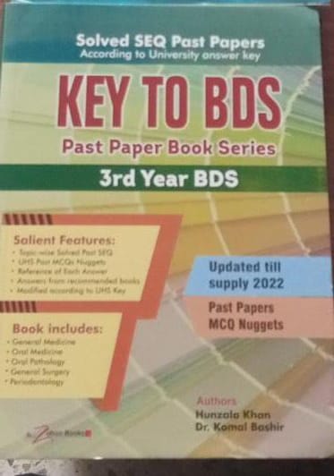 96518464 - key to bds 3rd year