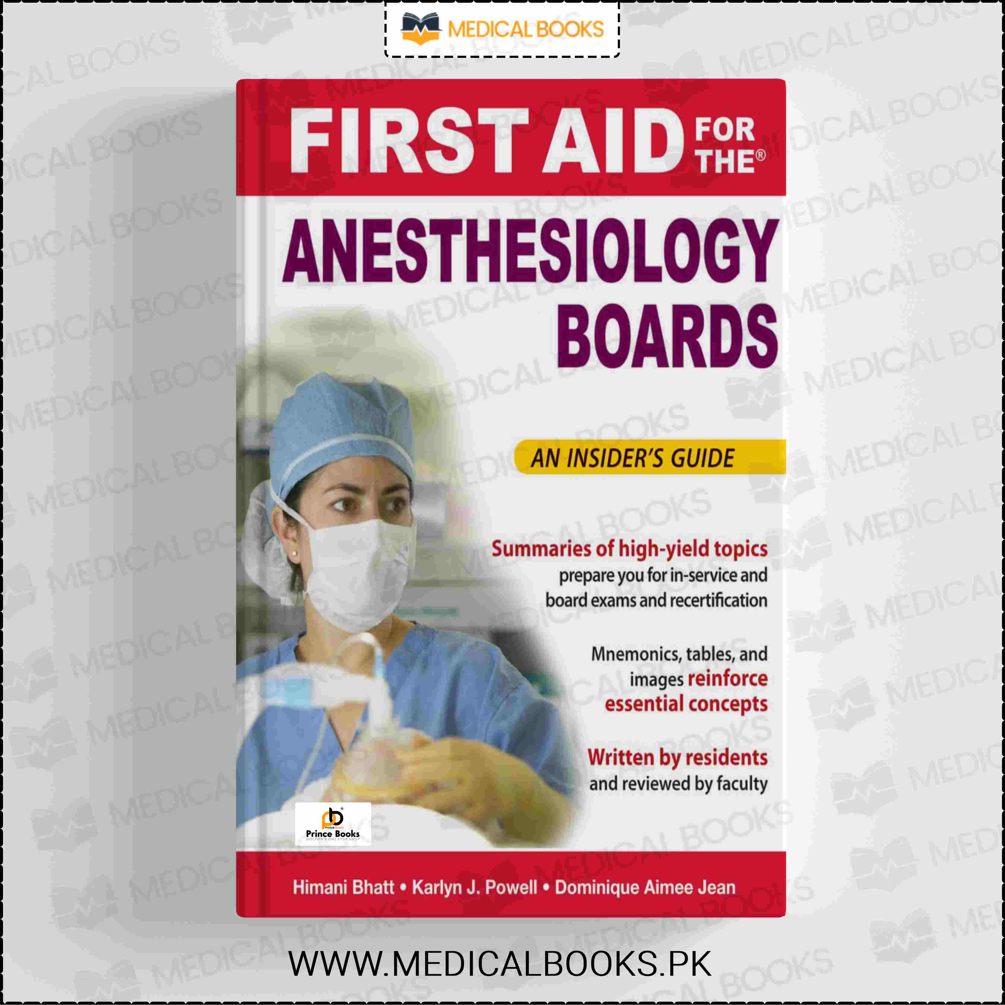 17940633 - First Aid for the Anesthesiology Boards, 1e
