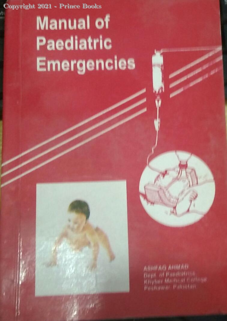 09484700 - MANUAL OF PEADIATRIC EMERGENCIES