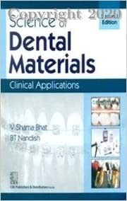 33102745 - Science of Dental Materials Clinical Applications, 2E