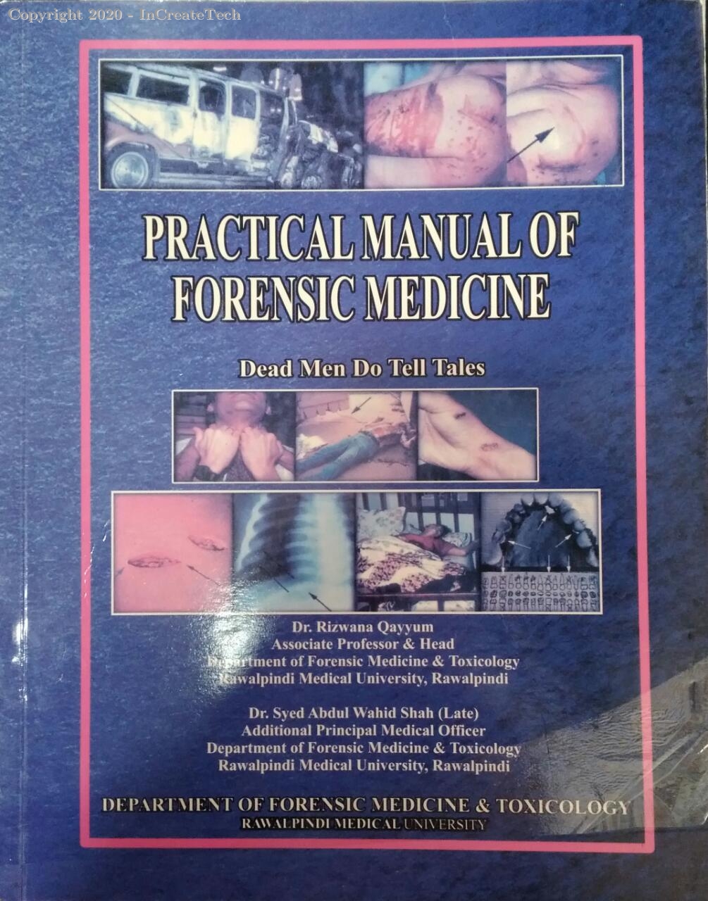 00082102 - PRACTICAL MANUAL OF FORENSIC MEDICINE DEAD MEN DO TELL TALES