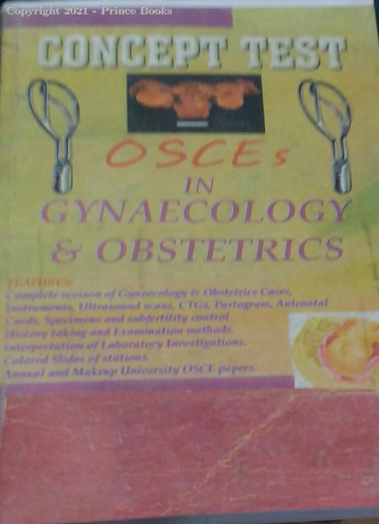 81318386 - concept test osces in gynacology & obstetrics