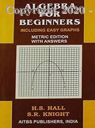 9788185386843 - ALGEBRA FOR BEGINNERS INCLUDING EASY GRAPHS