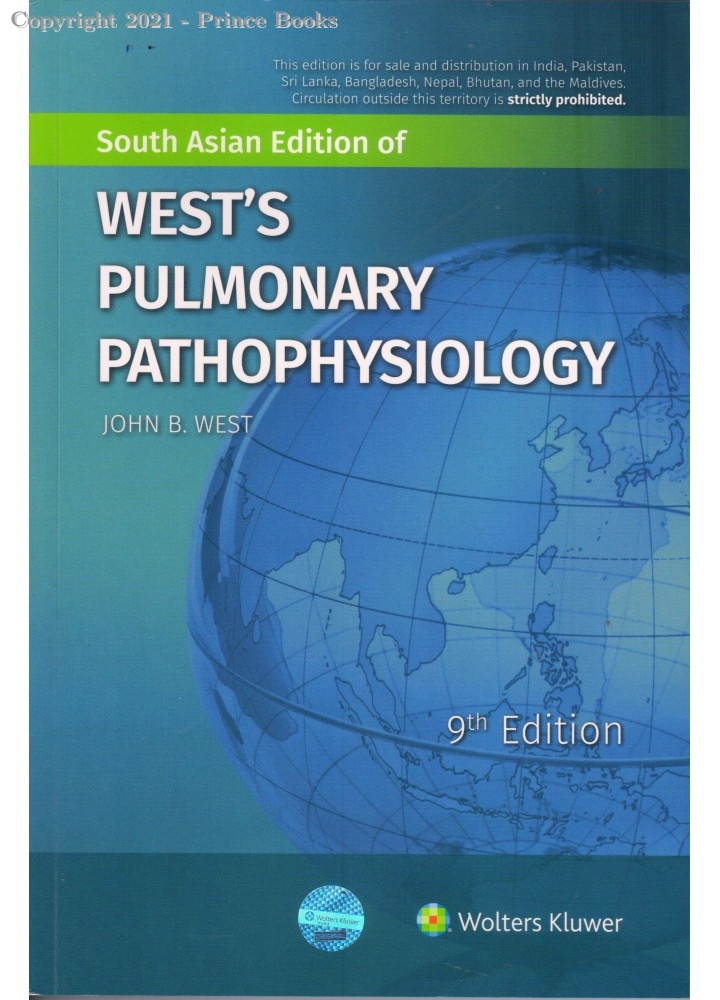 9789351298427 - Wests Pulmonary Pathophysiology, 9 SOUTH ASIAN EDITION